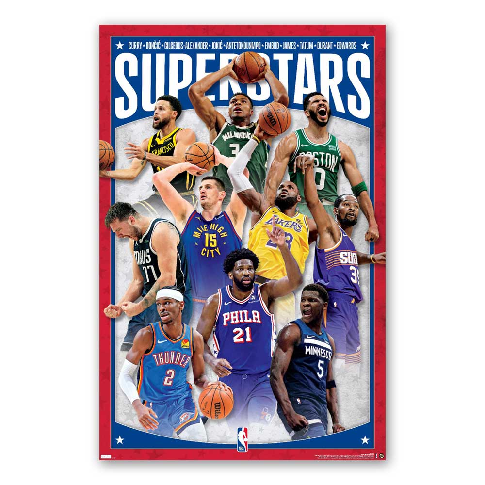 NBA Superstars Poster – Basketball Hall of Fame